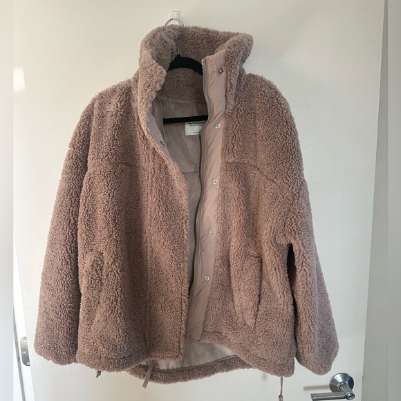 Abercrombie & Fitch | Jackets & Coats | Abercrombie Teddy Sherpa Jacket Nwt | Poshmark